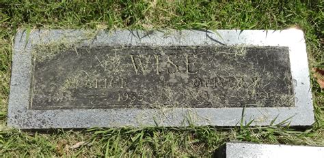 Mary Alice Wise 1886 1955 Find A Grave Memorial