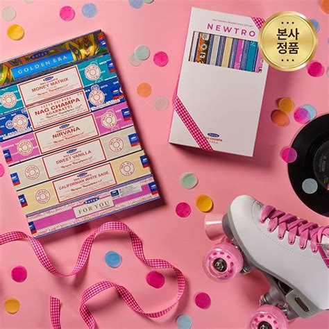 Nagahampa Korea 사티아 나그참파 뉴트로 인센스 스틱 7종 기프트 세트 핫트랙스