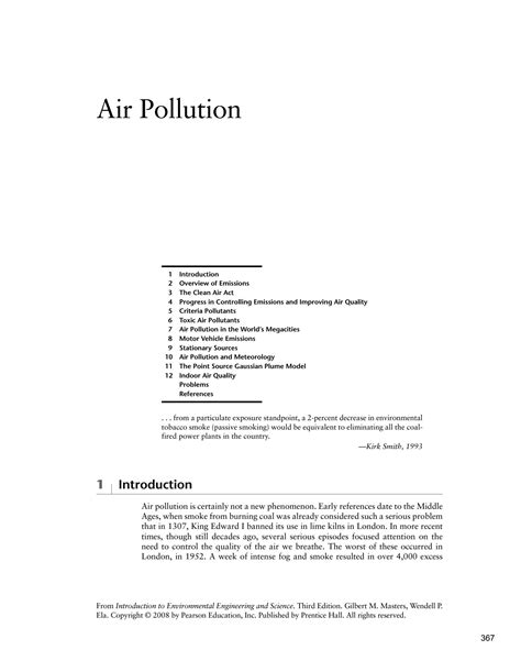 Solution Air Pollution Studypool Solution Air Pollution Studypool