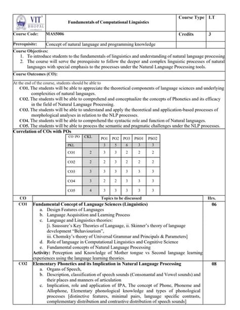 mas5006 fundamentals of computational linguistics lt 1 0 35 fundamentals of computational