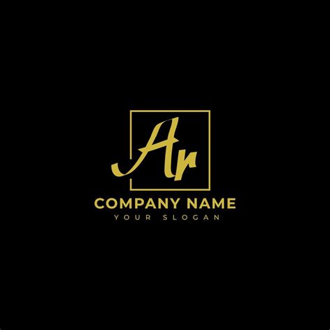 Ar Initial Signature Logo Vector Design 13407432 Vector Art At Vecteezy