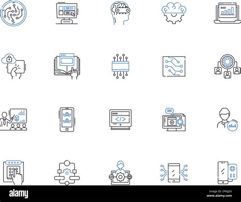 Web Application Line Icons Collection Interactivity Accessibility