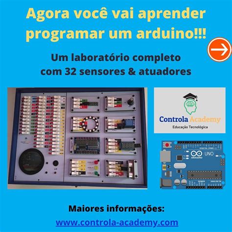 Minilab Arduino Laboratório Completo Controla Academy