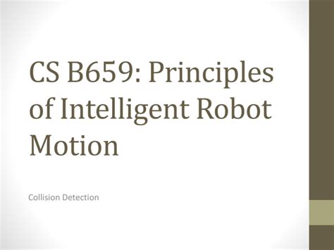 Collision Detection