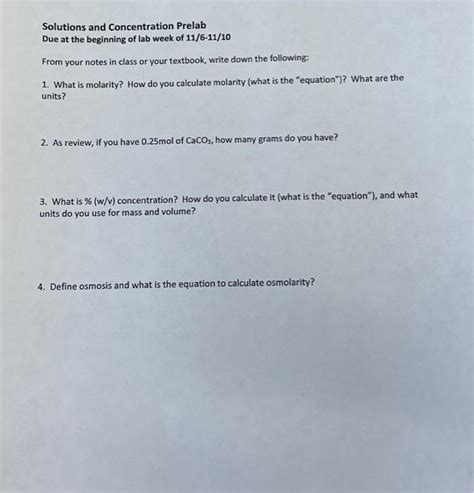 1 what is molarity how do you calculate molarity