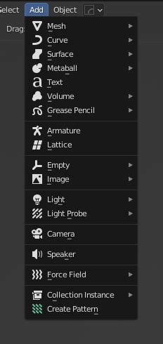 Disappeared Options From The Add Menu Basics Interface Blender Artists Community