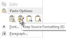 Paste Formatted Text Using VBA
