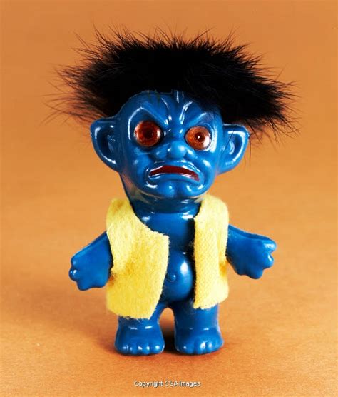 Blue Monster Wearing Vest | #40627 | CSA Images