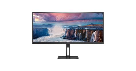AOC CU V C BK Curved UltraWide Monitor Zwart HDMI DisplayPort Sound
