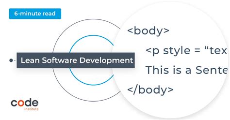 Lean Software Development An Introduction Code Institute