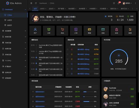 eleadmin后台管理模板