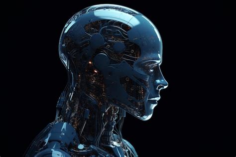 Advanced Artificial Intelligence Robot Created with Generative AI | Premium AI-generated image