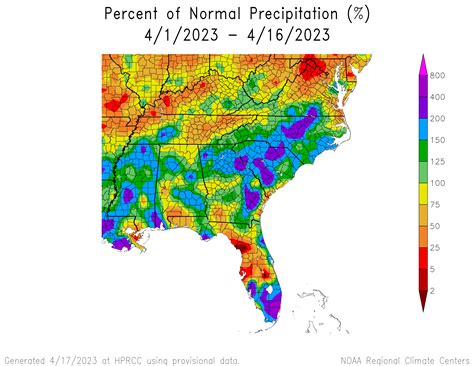 Variable Rainfall In First Half Of April But Warm Everywhere Climate