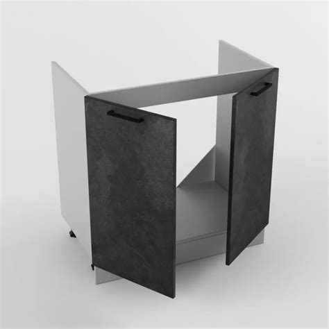 Шкаф нижний 800 мойка Лофт купить в интернет магазине — Фабрика «Уютная Кухня