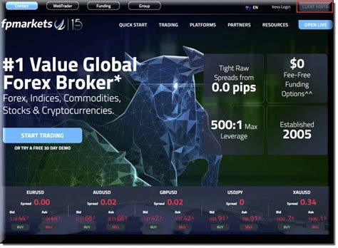 Step By Step Guide To Changing MetaTrader 4 MT4 Leverage Setting FP Markets