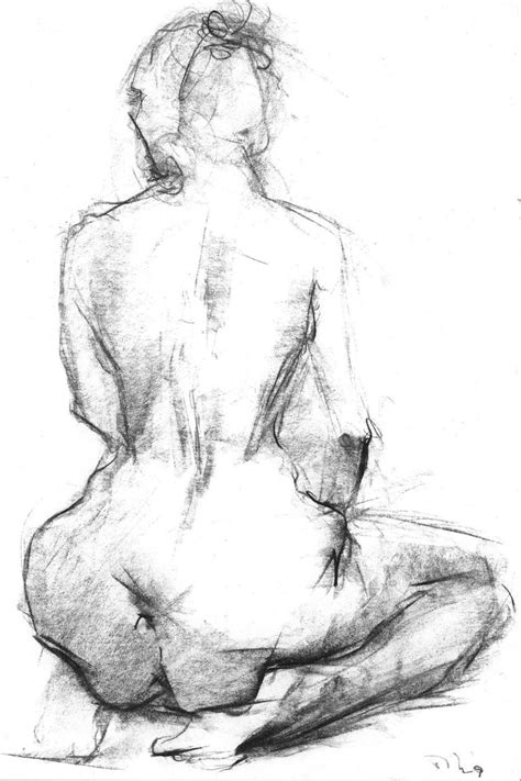 Nude Charcoal Drawing Drawing By Khrystyna SLUKA Saatchi Art