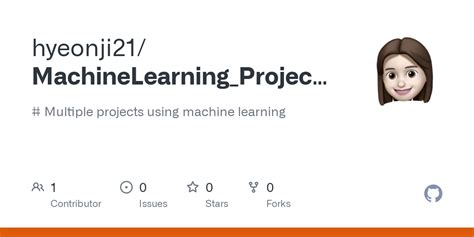 Github Hyeonji Machinelearning Projects Multiple Projects Using Machine Learning