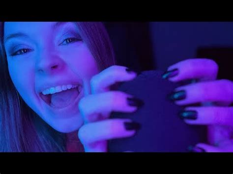 ASMR ･ﾟbare mic scratching with long nails! (loud, aggressive, intense)