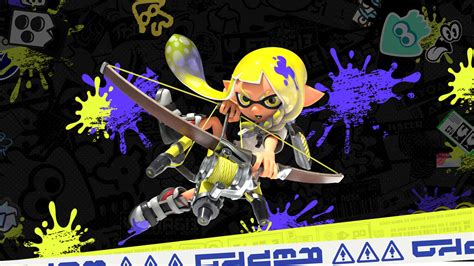 Splatoon Inkling And Octoling Version Wallpaper Cat With Monocle