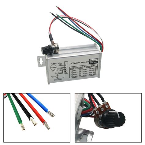 12v 24v Max 20a Pwm Dc Motor Stepless Variable Speed Control Controller