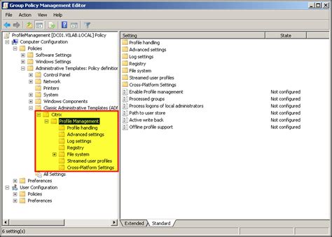 Install And Configure Profile Management For Citrix Xenapp 65