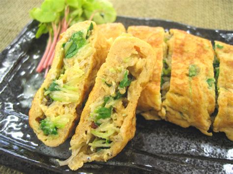 かいわれとじゃこの卵焼き サラダコスモの【おいしい発芽野菜レシピ】