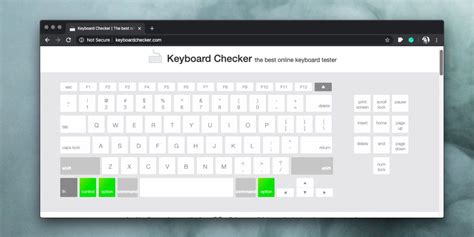 how to test a mac or apple keyboard