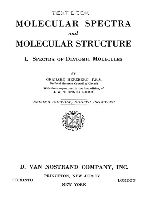 Vdoc Pub Molecular Spectra And Molecular Structure I Spectra Of