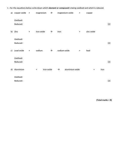 Practice Test Igcse Chemistry Metallic Bonding Pdf