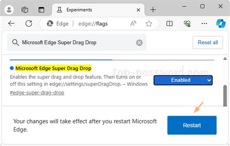 How To Enable Super Drag And Drop For Microsoft Edge In Windows 11 Password Recovery