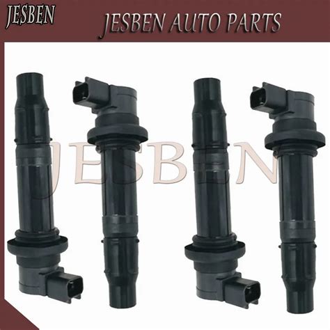 4PCS F6T558 Ignition Coil for 02-17 Yamaha YZF R1 R6 R6S VMX