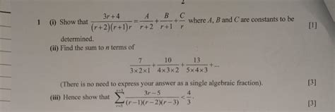 solved 1 i ﻿show that 3r 4 r 2 r 1 r ar 2 br 1 cr ﻿where