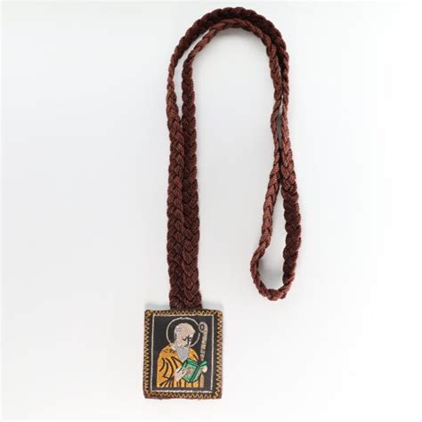 Saint Benedict Brown Scapular Spiritual Botanic