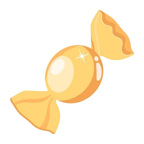 Premium Vector An Icon Of Lollipop Flat Design