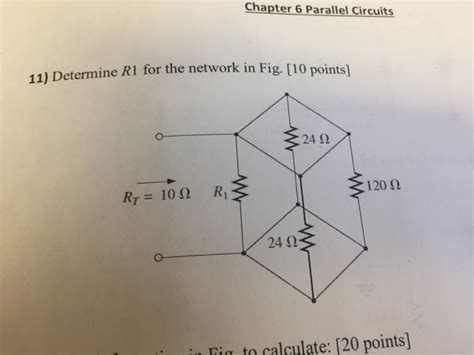 Solved Determine R1 For The Network In Fig