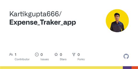 Github Kartikgupta666expensetrakerapp