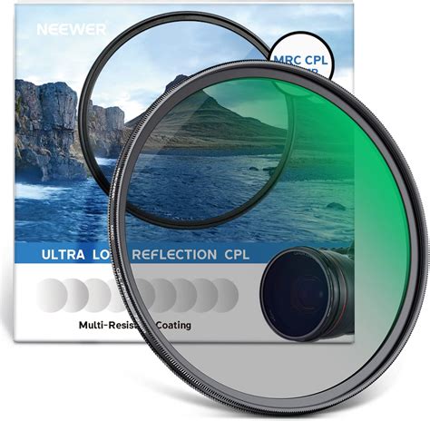 Amazon Basics Circular Polarizer Camera Lens Filter 72 Mm Electronics
