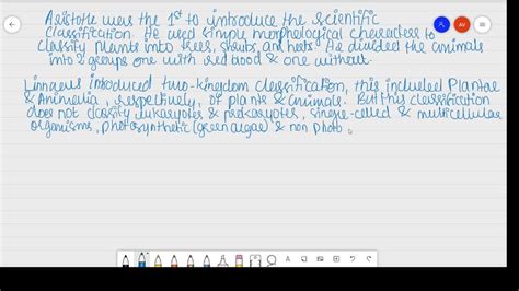 Compare The Different Types Of Classification Systems Numerade