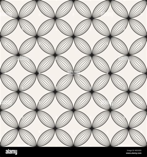 Vector Seamless Lattice Pattern Modern Stylish Texture With Trellis Repeating Geometric Grid