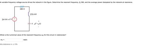 solved a variable frequency voltage source drives the