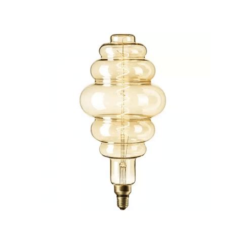 E Led Lamp Paris Amber Watt Dimbaar K Warm Wit Wilrolighting