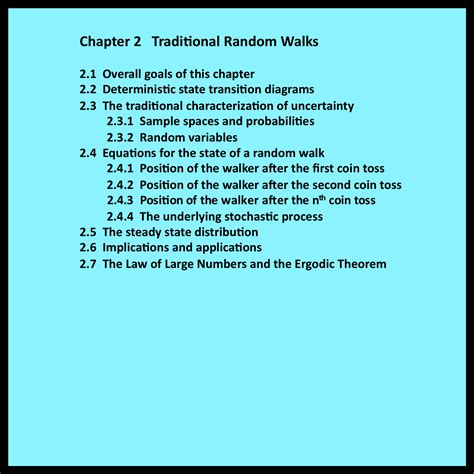 Table Of Contents Details Rethinking Randomness