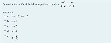 solved simplify the rational expression select one a o b