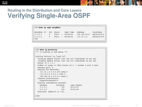 Ppt Chapter 5 Adjust And Troubleshoot Single Area Ospf Powerpoint Presentation Id 2259868