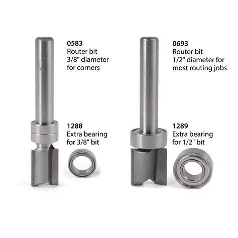 Ball Bearing Router Bits Stewmac