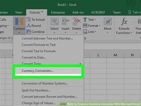 How To Create A Currency Converter With Microsoft Excel
