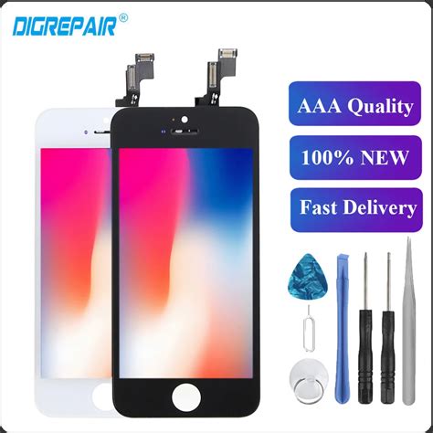 For IPhone 5S 5 LCD Display Touch Screen For IPhone 5S Screen Digitizer Replacement For IPhone 5