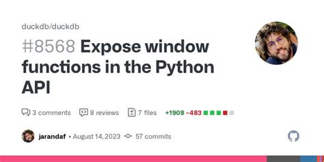Jordi Aranda On Linkedin Expose Window Functions In The Python Api By
