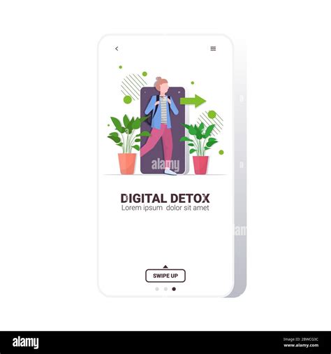 Mobile Detox Stock Vector Images Alamy