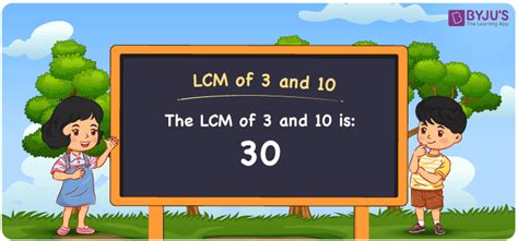 lcm of 3 and 10 how to find lcm of 3 and 10